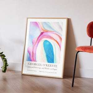 Georgia O'keeffe Poster, Abstract Art Print, Modern Wall Art, Fine Art ...