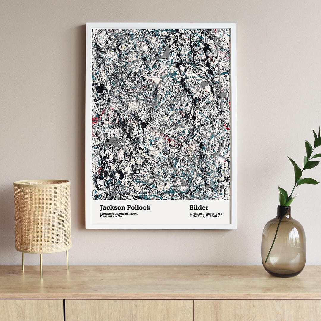 Jackson Pollock Number 19 1948 Poster Instant Download Abstract ...