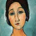 Amedeo Modigliani Christina Portrait Poster, Vintage Figurative Art ...