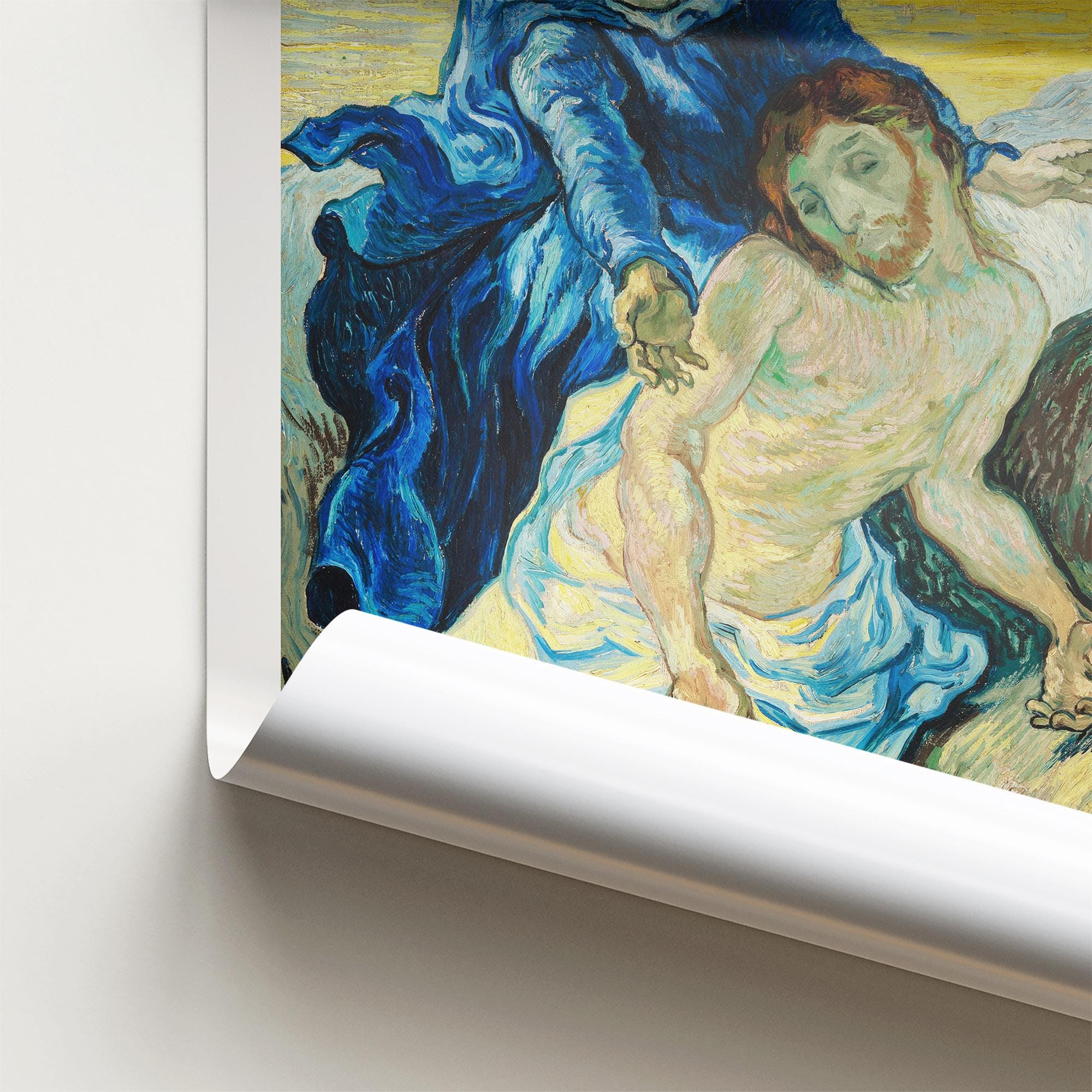 Vincent Van Gogh Pieta 1889 Poster Religious Art Exhibition Print ...