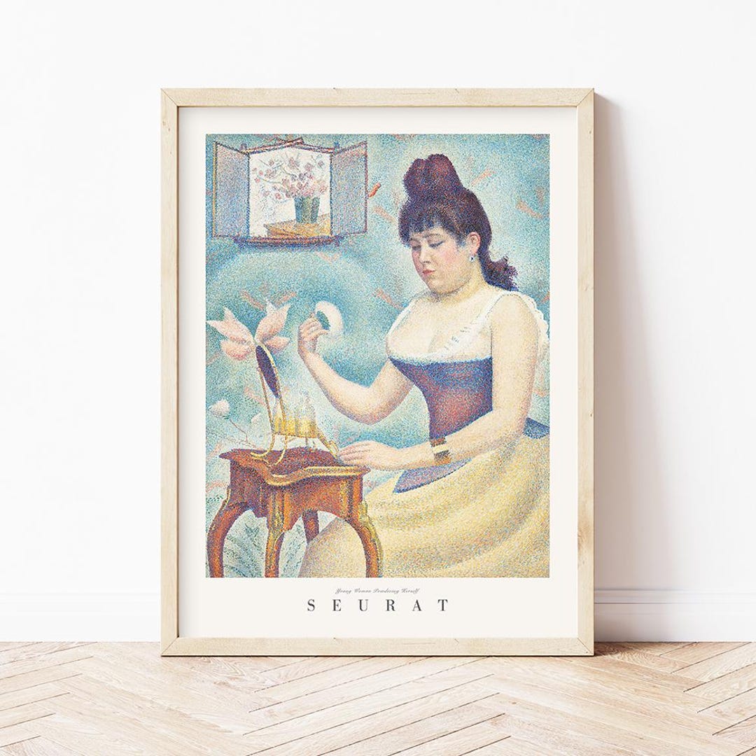 Georges Seurat Instant Download Young Woman Powdering Herself Art ...
