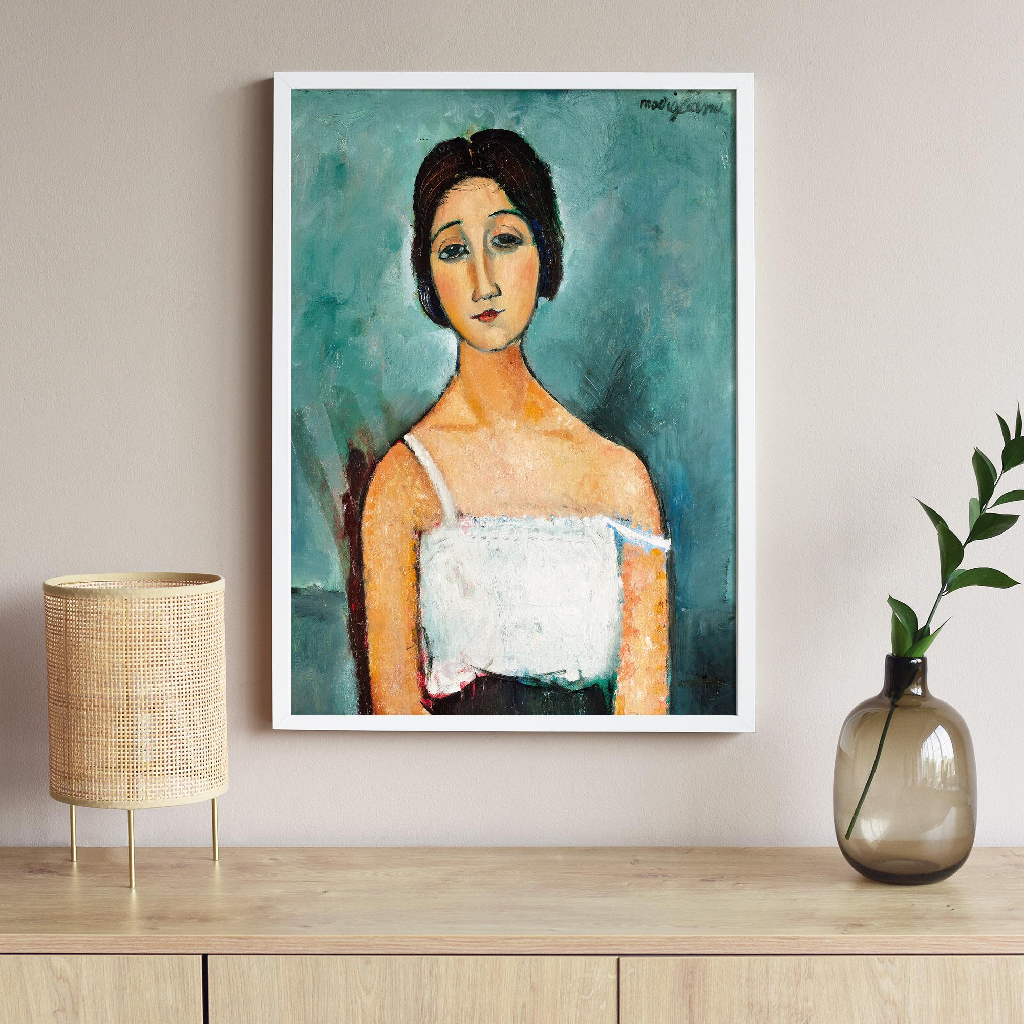 Amedeo Modigliani Christina Portrait Poster, Vintage Figurative Art ...