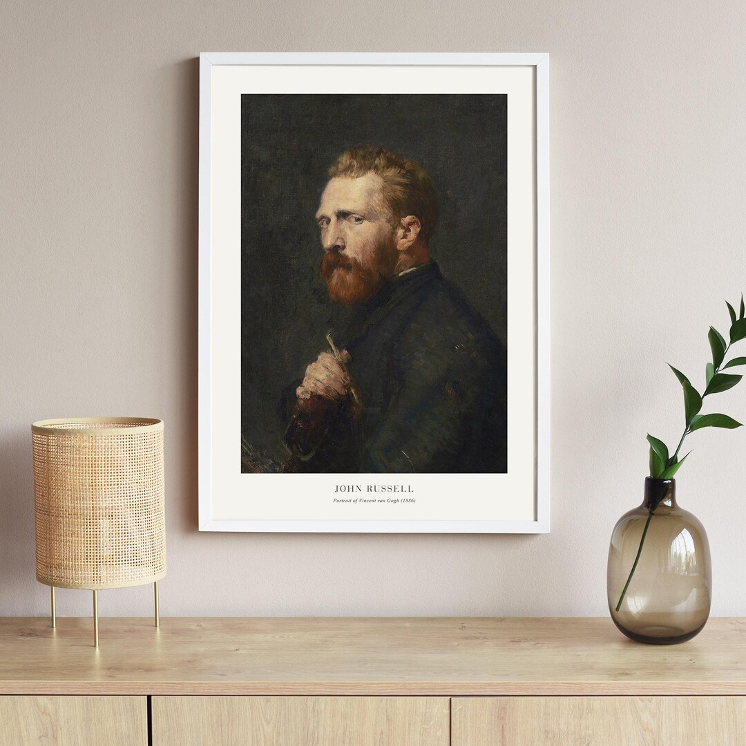 John Russell Portrait of Vincent Van Gogh Poster, Vintage Painting ...