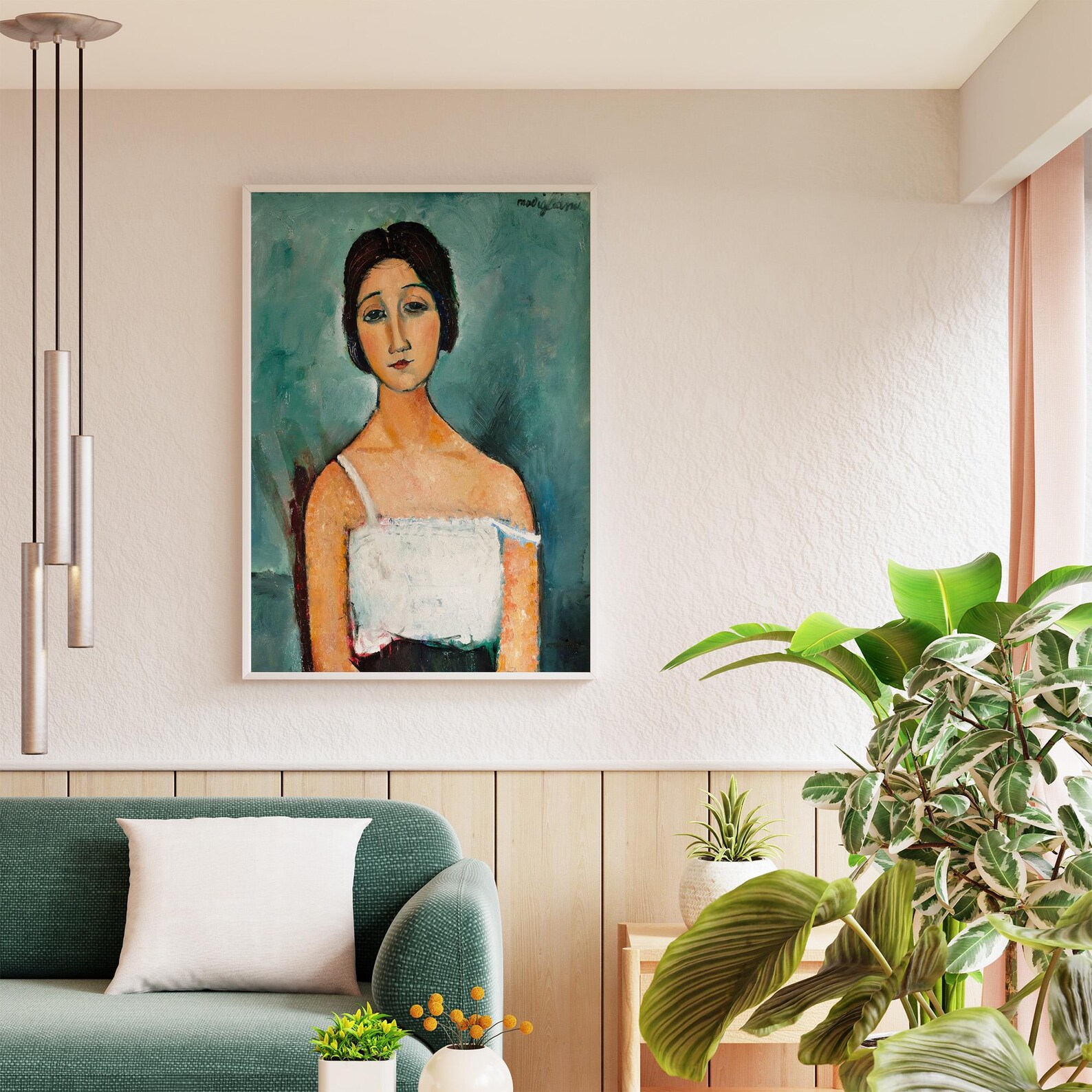 Amedeo Modigliani Christina Portrait Poster, Vintage Figurative Art ...