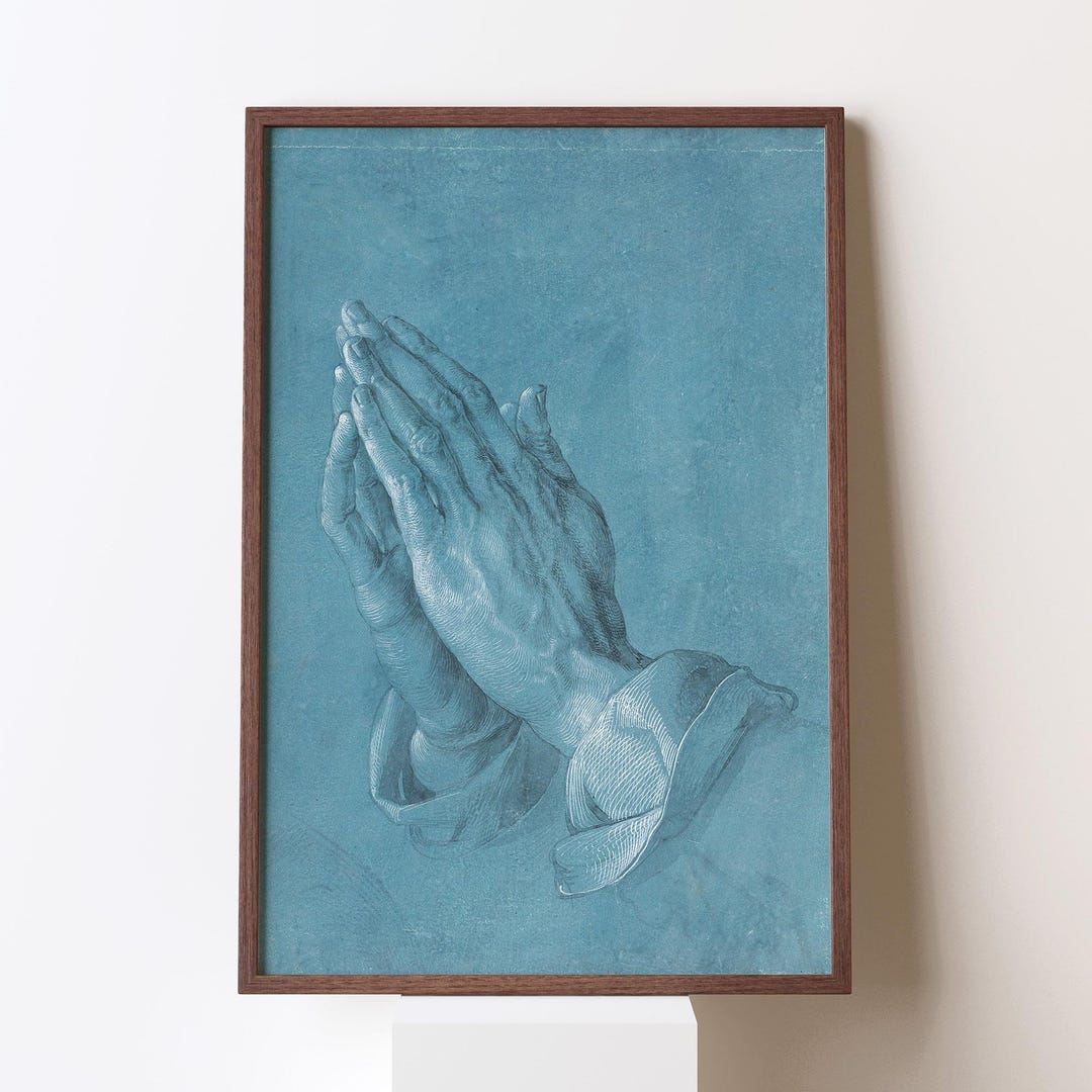 Albrecht Dürer Praying Hands Poster, Renaissance Religious Art Print ...