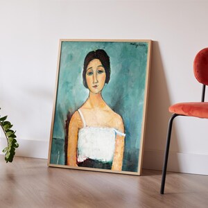 Amedeo Modigliani Christina Portrait Poster, Vintage Figurative Art ...