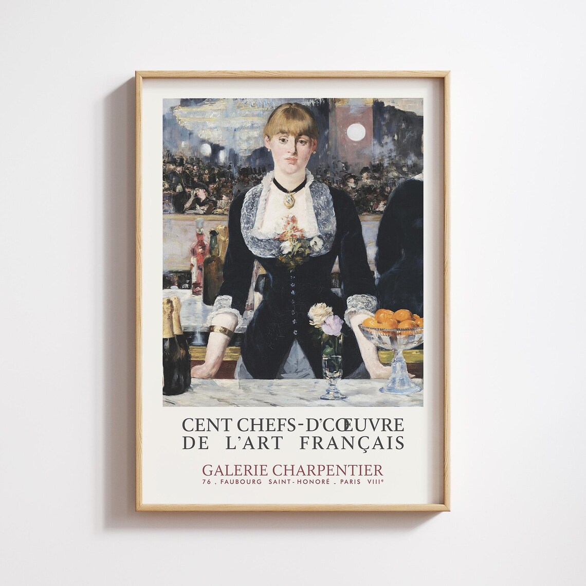 Edouard Manet A Bar at the Folies-bergere Print | French Impressionist ...