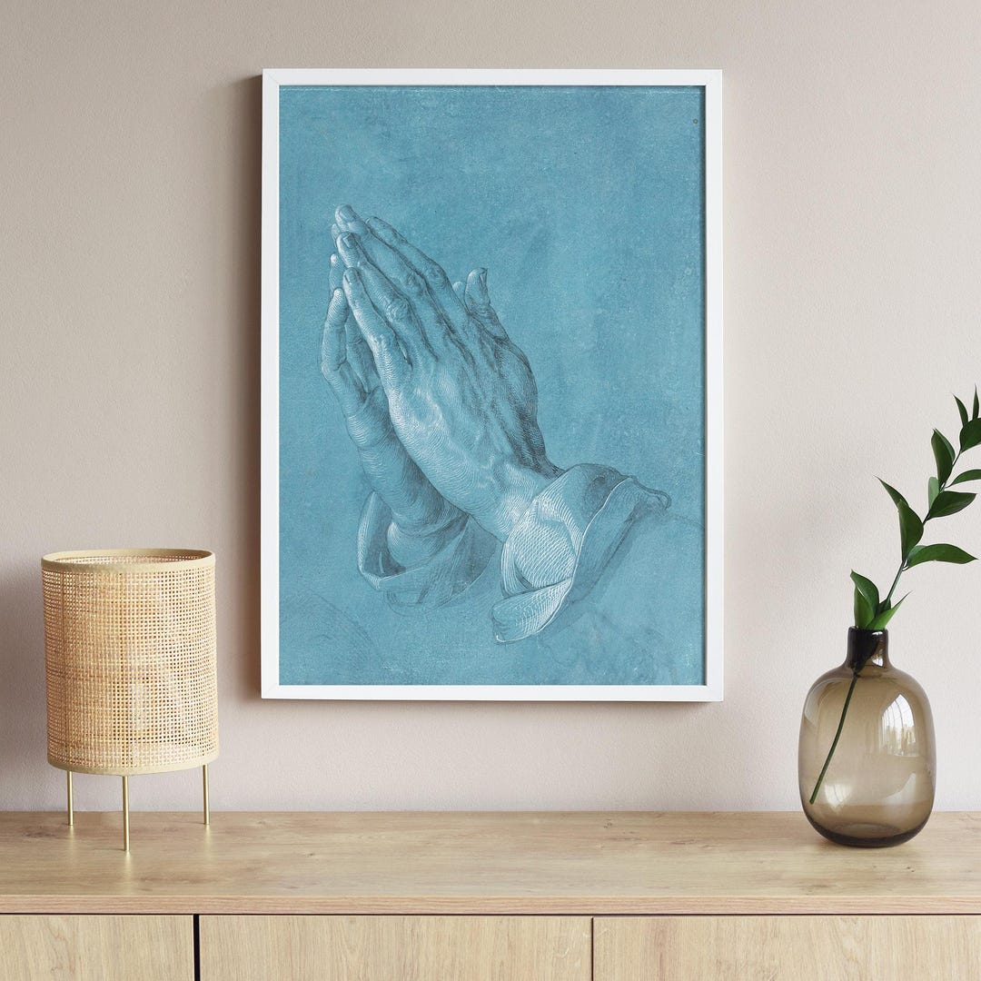 Albrecht Dürer Praying Hands Poster, Renaissance Religious Art Print ...