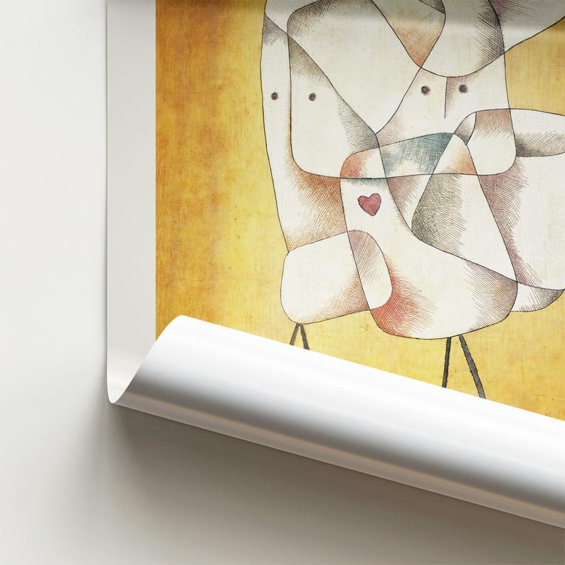 Paul Klee Brother and Sister 1930 Abstract Bauhaus Modernist Digital ...