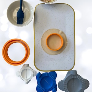 3-piece Dough Press Hand Pie Press Set Dumpling Crimper 4, 5, 6 Inch ...