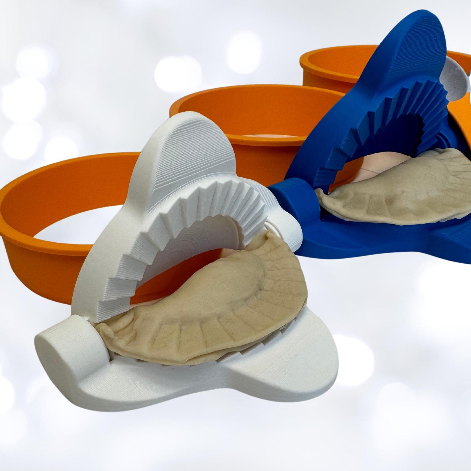 3-piece Dough Press Hand Pie Press Set Dumpling Crimper 4, 5, 6 Inch ...