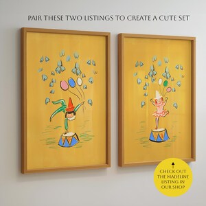 Pepito Madeline Bemelman Inspired Giclee Circus Print in Multiple Sizes ...