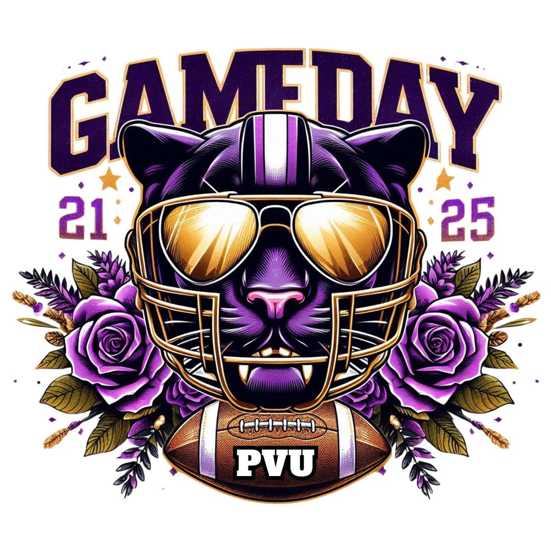 Prairie View Football, Panther Team Mascot, PVU Football Digital Image ...