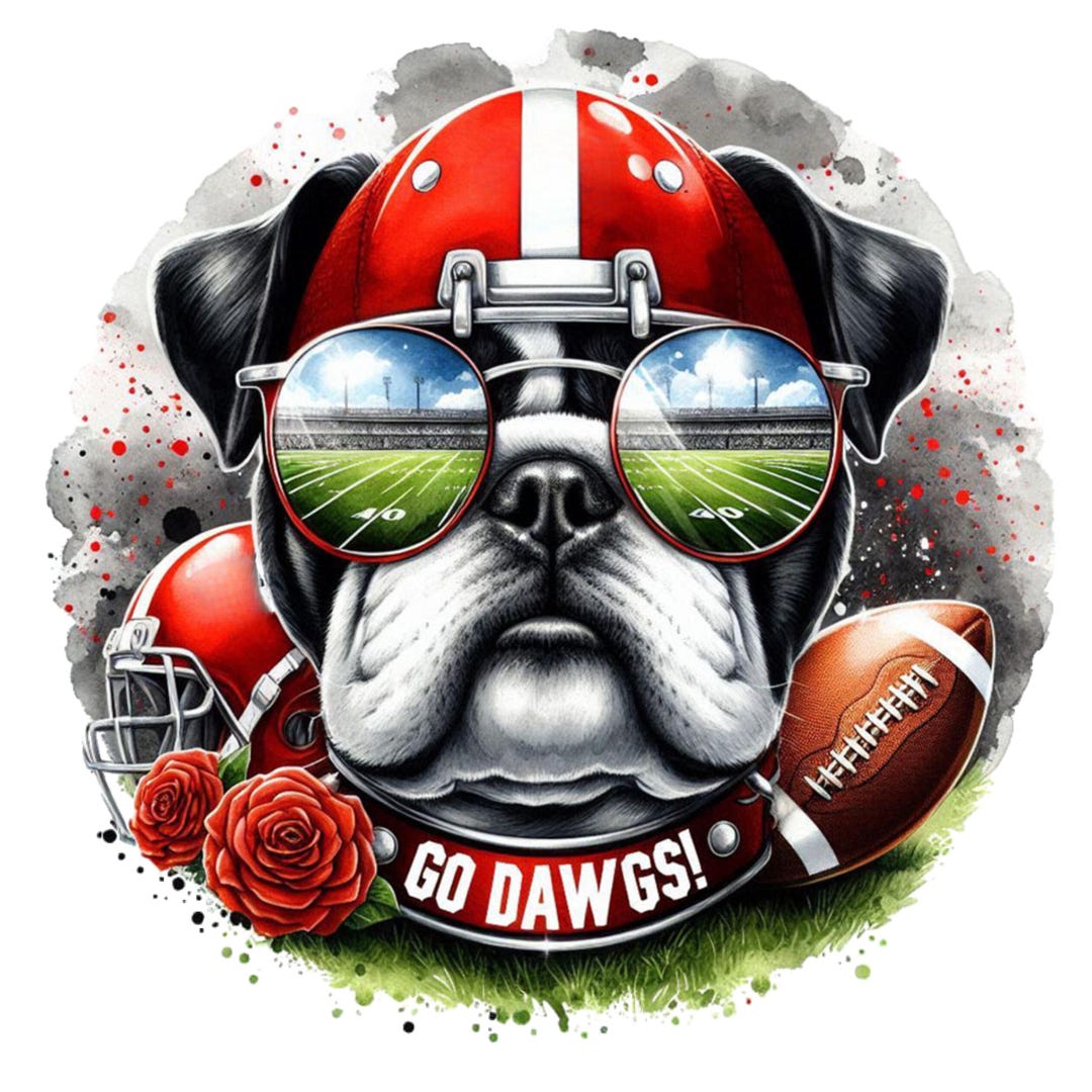 Georgia Dog Go Dawgs Design, Georgia Football Digital Image Png Clip Dawgs Football ...