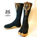 Ninja Tabi Shoes, Black Summer Cotton Fabric Boots, Leather, Vegan ...