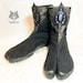 Ninja Tabi Shoes, Black Summer Cotton Fabric Boots, Leather, Vegan ...