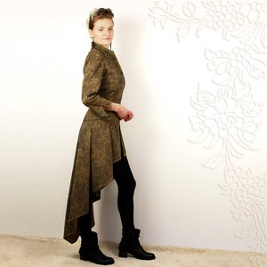 Steampunk High Low Jacket, Hi Lo Coat, Fishtail Suit, Long Back Light ...