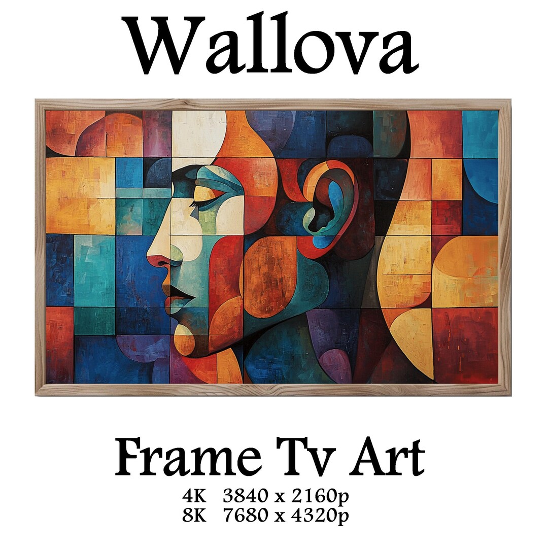 Cubist Face – Frame TV Art - Etsy