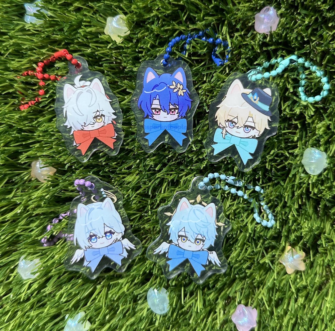 HSR Honkai Star Rail Cat Acrylic Keychain | Jing Yuan, Dr. Ratio ...