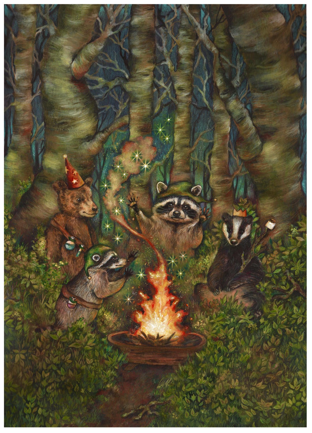 A5 Cosy Friends Print! - Etsy