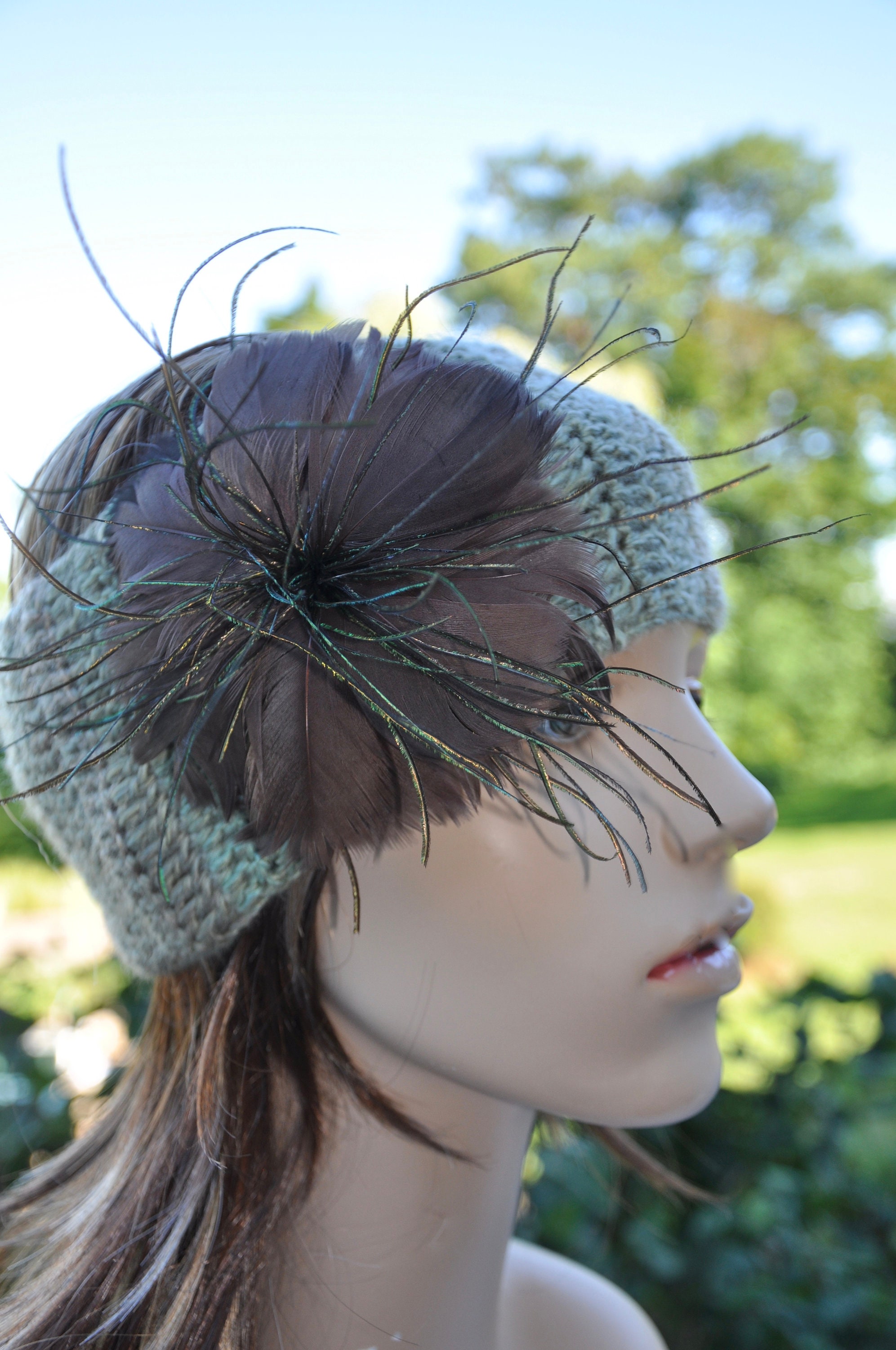 Hand Crocheted Head Snuggle, Headband - Etsy UK