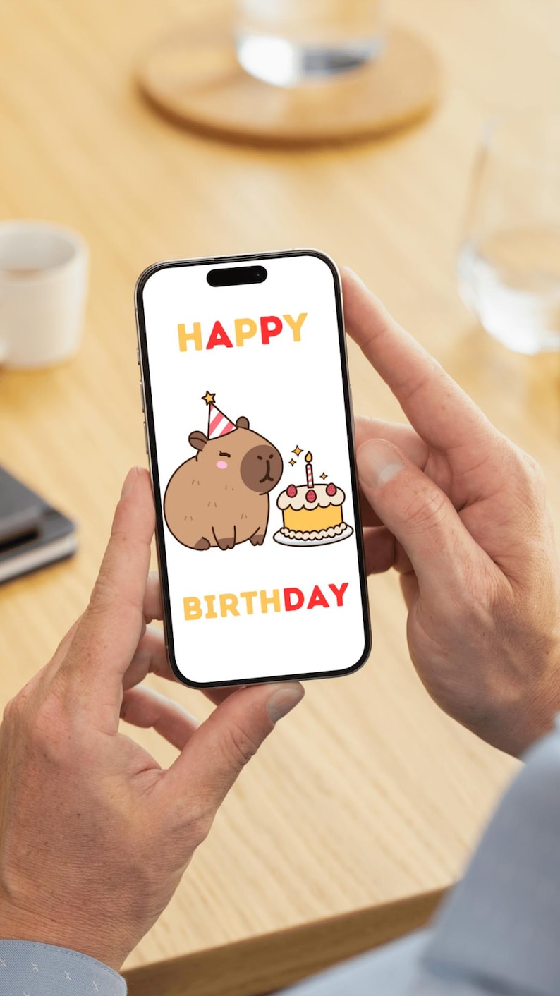 FUNNY Birthday Interactive Card With TUNE - 1080x1920 HD - Etsy