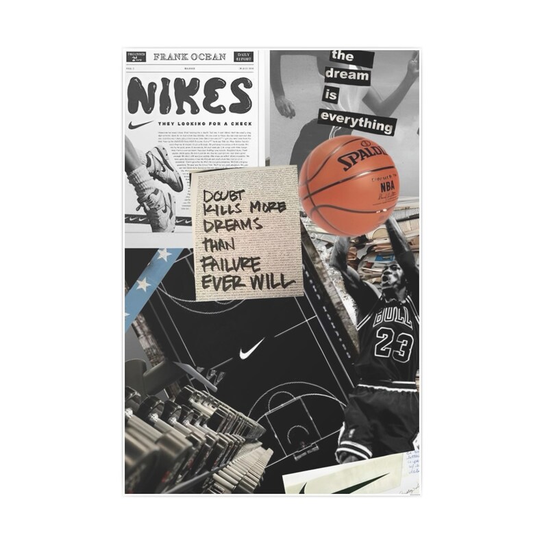 Set of Two Nike Vintage Posters Retro Sneaker Wall Art Digital Download ...