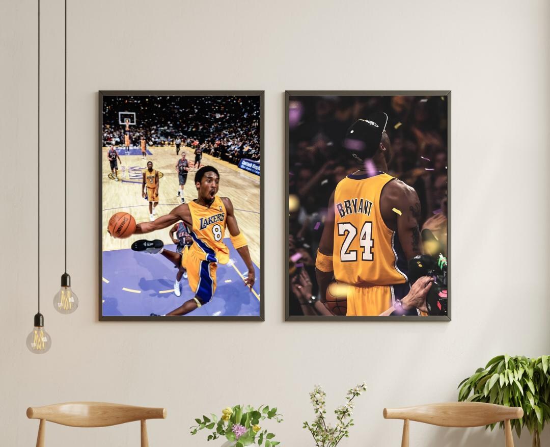 Kobe Bryant Poster I Kobe Bryant Print I Kobe Bryant Wall Art I ...