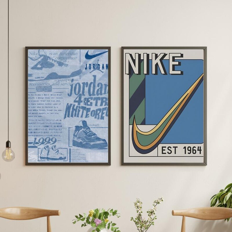 Nike Poster Vintage - Etsy