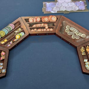 Table Tiles red Dragon Scale Set of 7 - Etsy