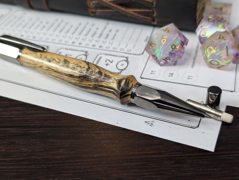 Tactician Quill: #2 Hardwood Pencil for Dnd (2mm) - Etsy