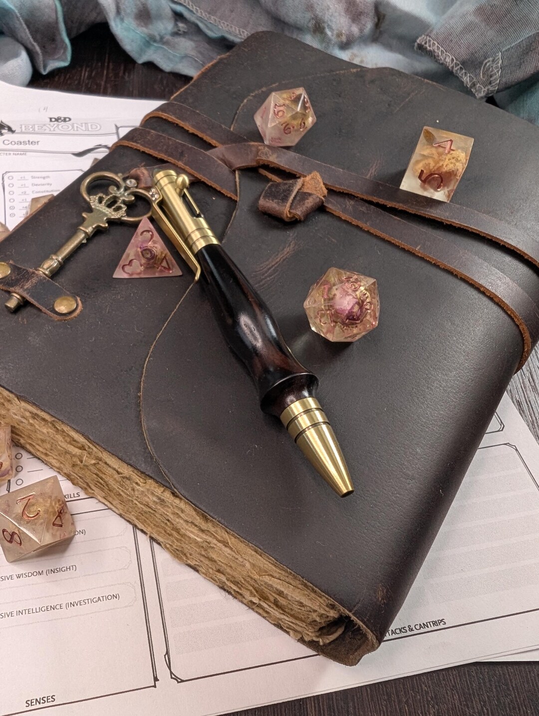 Crafters Quill: Side Click Pen / With Stylist Nib for Dnd | RPG | Gift ...