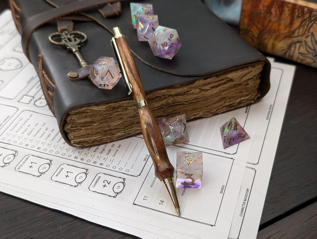 Hero Quill: Hardwood Pencil for Dnd and RPG .7mm Lead - Etsy