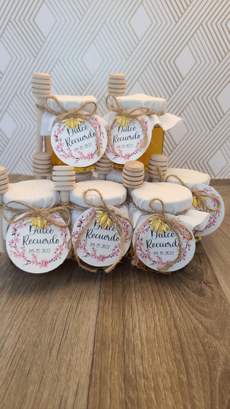 Organic Honey Jar Favors: Wedding, Shower, Birthday - Etsy