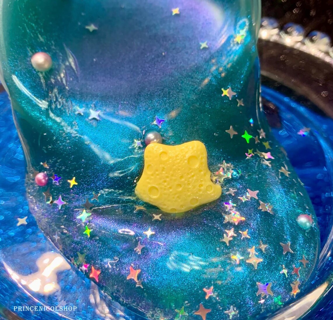 Star Slime Starry Sky Slime Blue Slime Fluffy Slime Stress Relief Toys ...