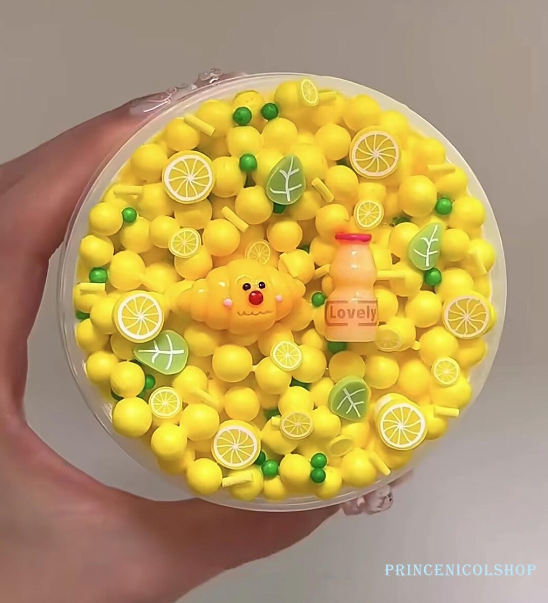 Lemon Slime Bread Slime White Slime Fluffy Slime Stress Relief Toys DIY Slime Children's Gifts ...