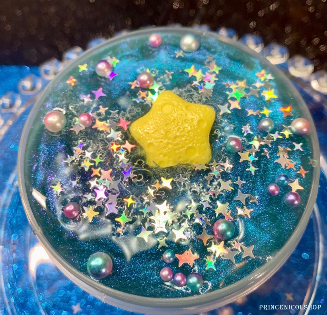 Star Slime Starry Sky Slime Blue Slime Fluffy Slime Stress Relief Toys ...