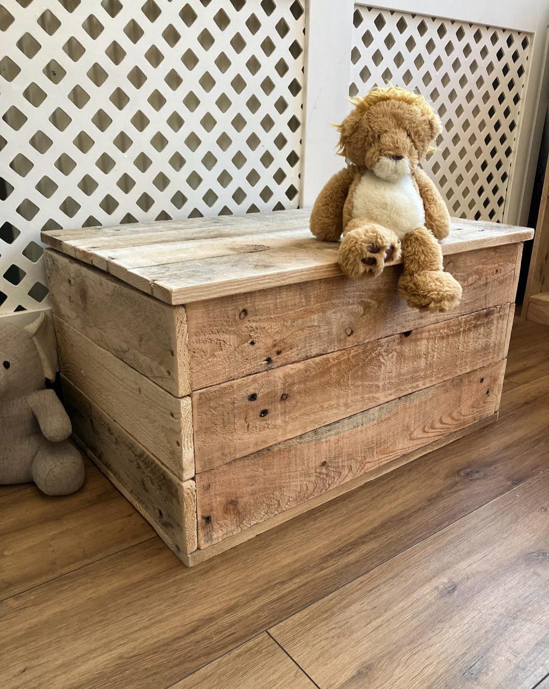 Lovely Rustic Storage Box - Etsy UK