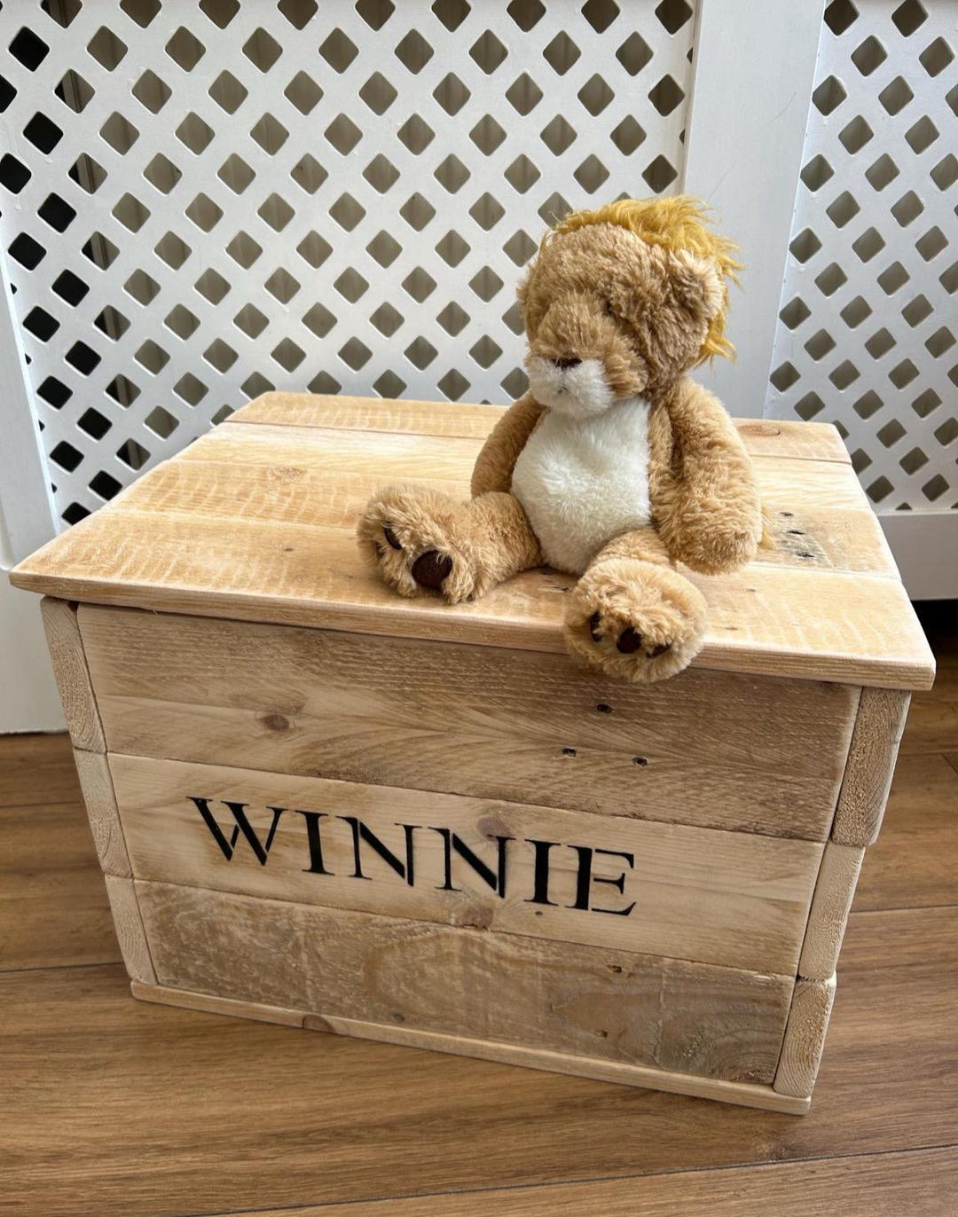 Lovely Personalised Rustic Storage Box. - Etsy