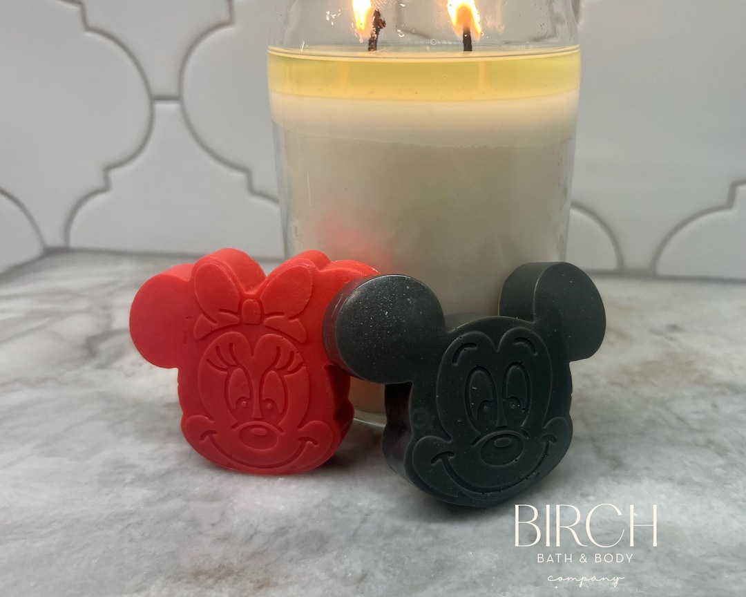 Classic Mickey and Minnie Mouse Handmade Soap, Natural, Hand-poured ...