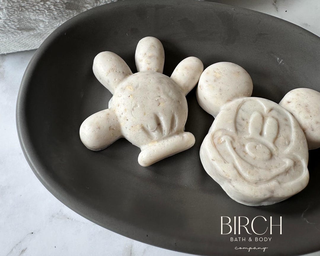 Mickey Mouse Soap Set: Handmade Natural Soap Favors - Etsy