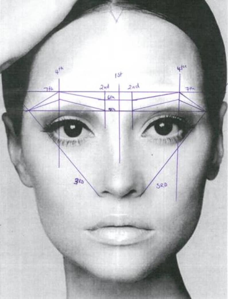 Brow Mapping Guide How To - Etsy