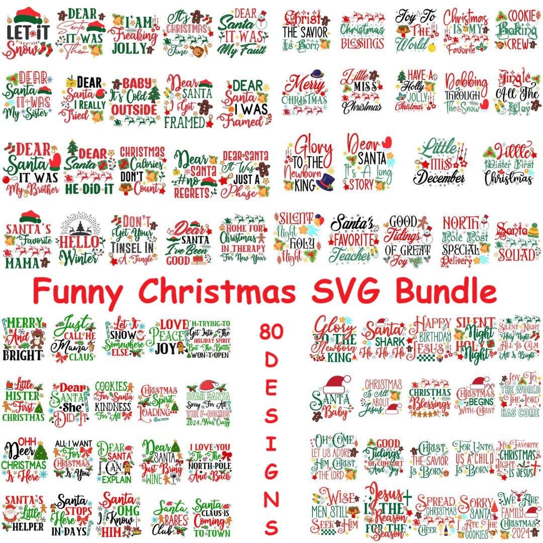 Big Christmas Bundle SVG, Cut File, Cricut File, Digital Files ...