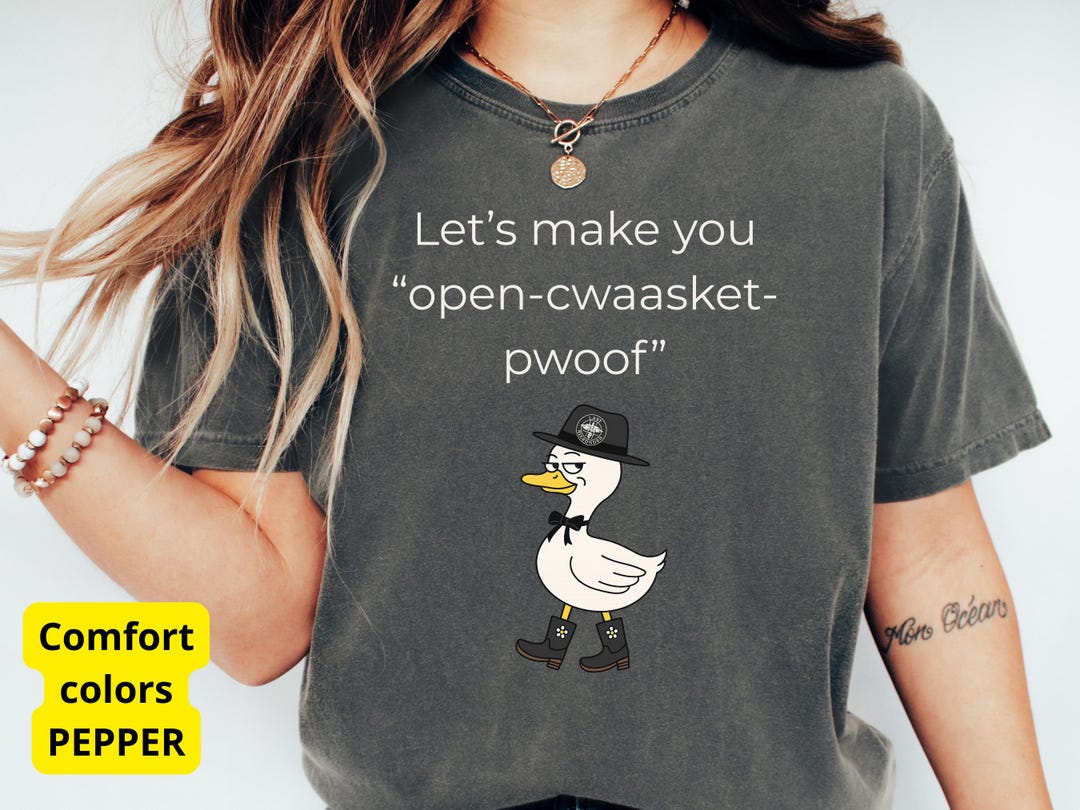Funny Funeral Duck T-shirt – Embalmer Gift, Goth Humor - Etsy
