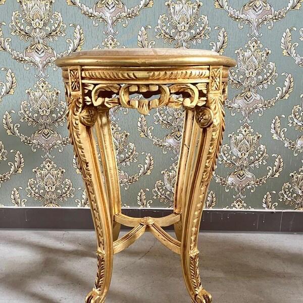 Gold Side Table - Etsy