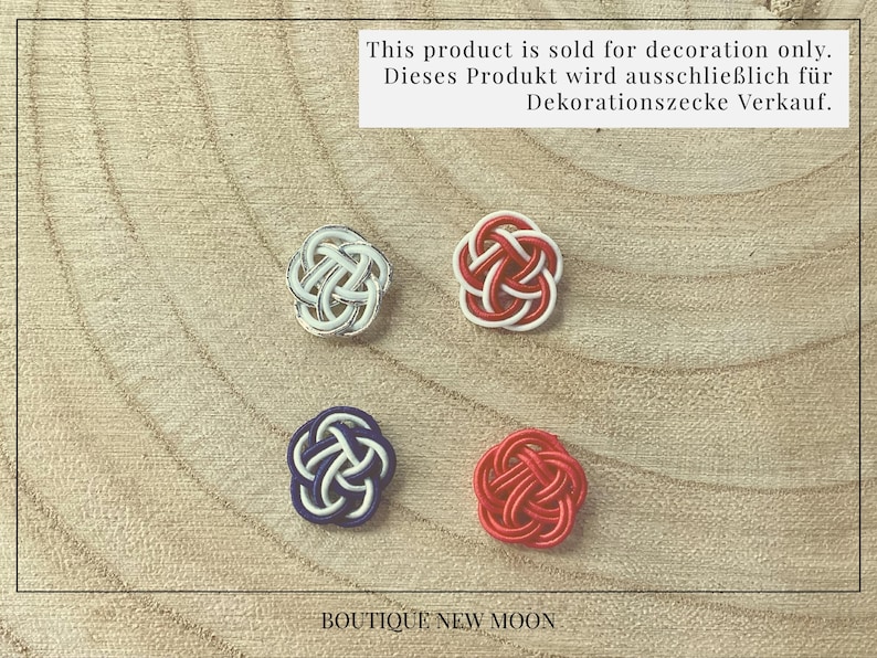 Japanese Mizuhiki UME Knots - Decoration Craft Supplies, Various ...