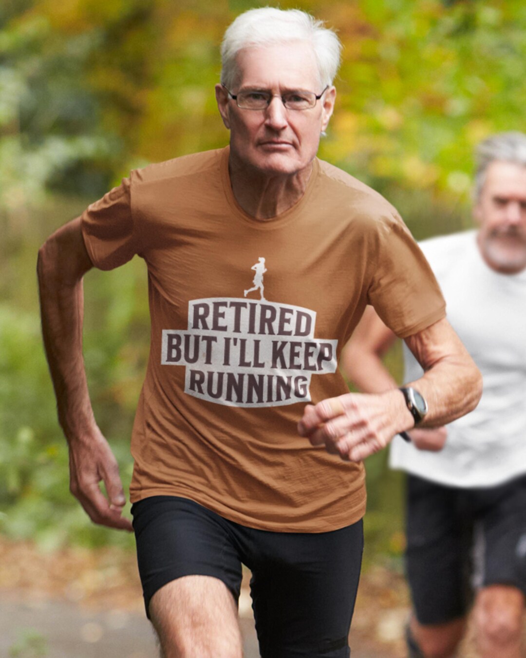 Athletic Retirement Performance Tee,retired but I'll Keep Running ...