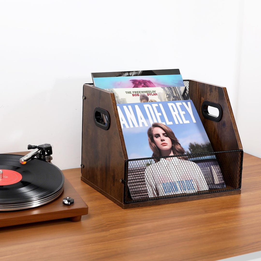 Fathers Day Gift Custom Vinyl Record Box Personalization Record Storage ...