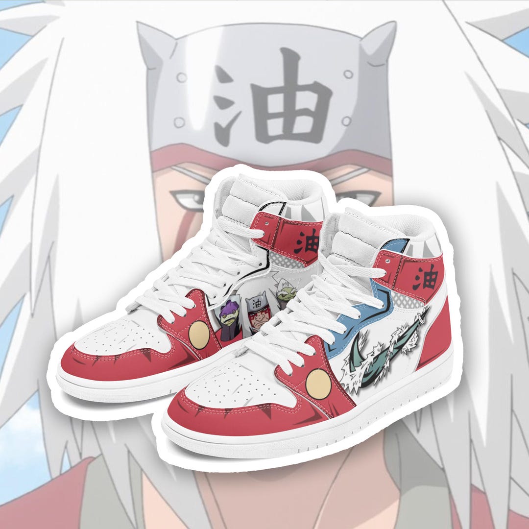 Custom Sneakers, NARUTO, Jiraiya, Sports Sneakers, Personalized Shoes ...