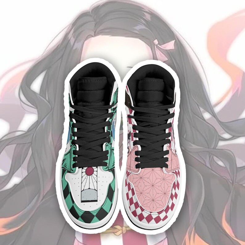Custom Sneakers, Demon Slayer, Kamado Nezuko, Sports Sneakers ...